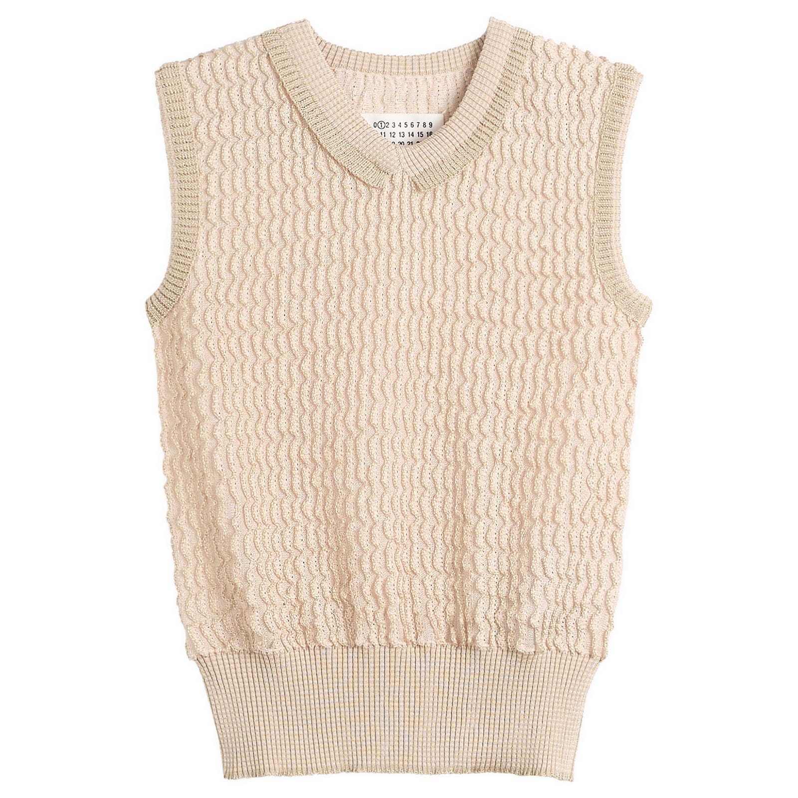 MAISON MARGIELA Knitted Sleeveless Top